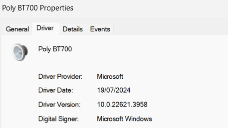 Plantronics (Poly/HP) Voyager UC headsetnot working with Windows 11 PC ...