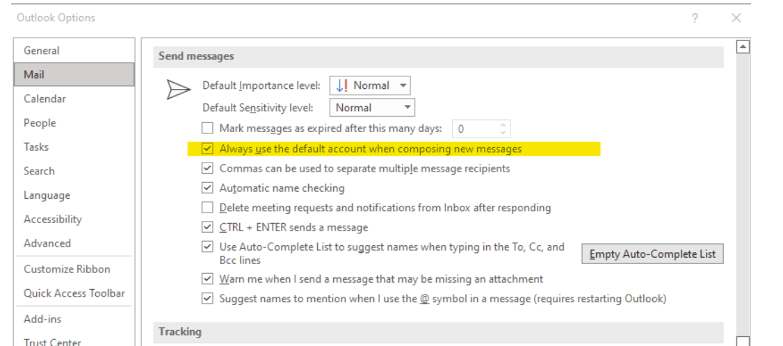 How to set up shared mailbox as default mailbox in Outlook application ...