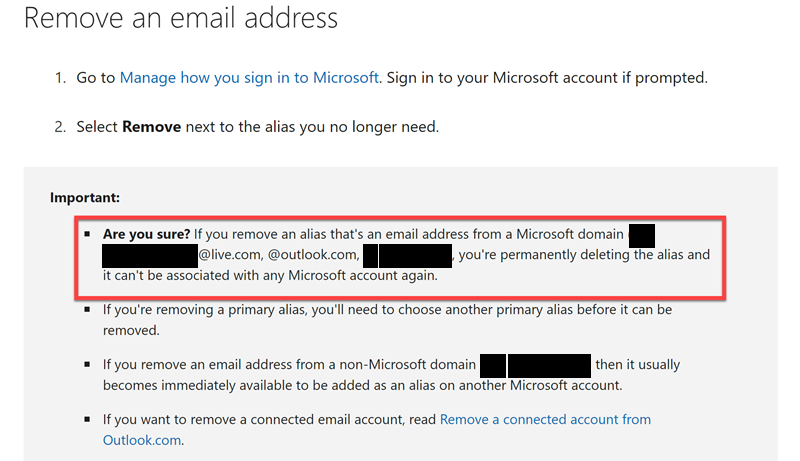 My email address was changed from @hotmail.com to @outlook.com and it's ...