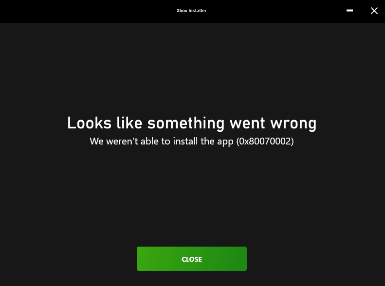 I can´t install anything nor update with xbox and the Microsoft Store because I get this error ...