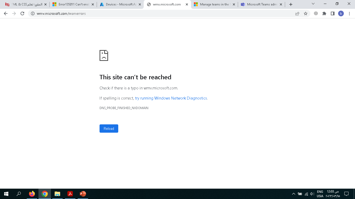 Error135011 Can't enable my device "110aed08-fa3b-4ad0-81a6 ...