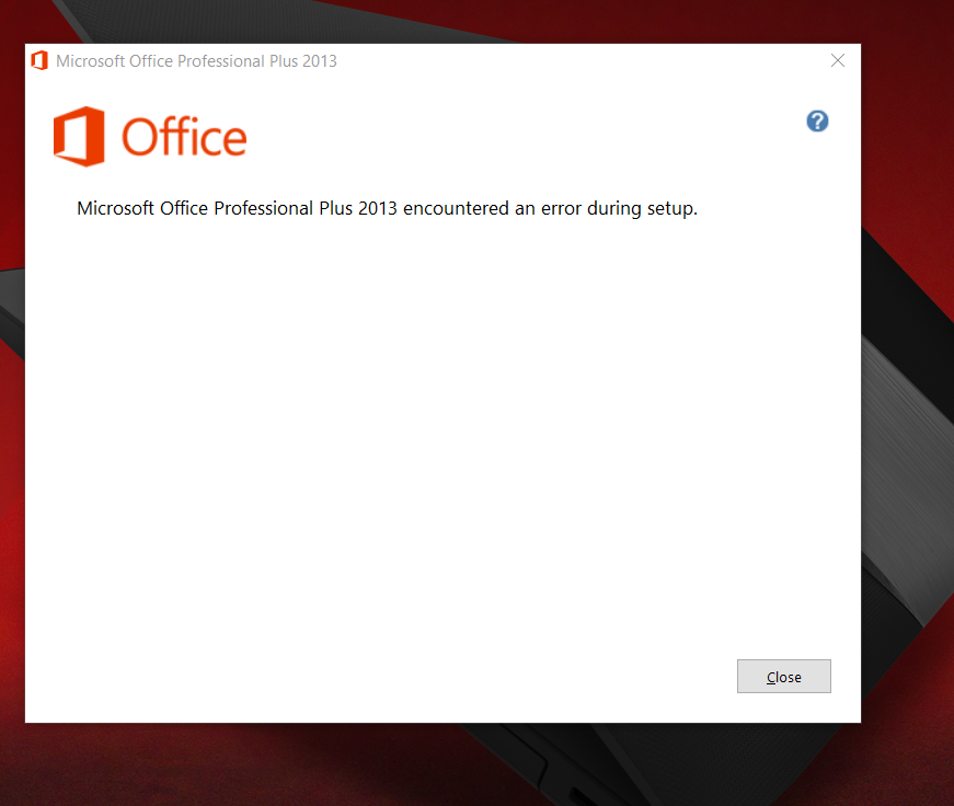 cant install office 2013 - Microsoft Q&A