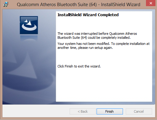 bluetooth suite installation fails - Microsoft Q&A
