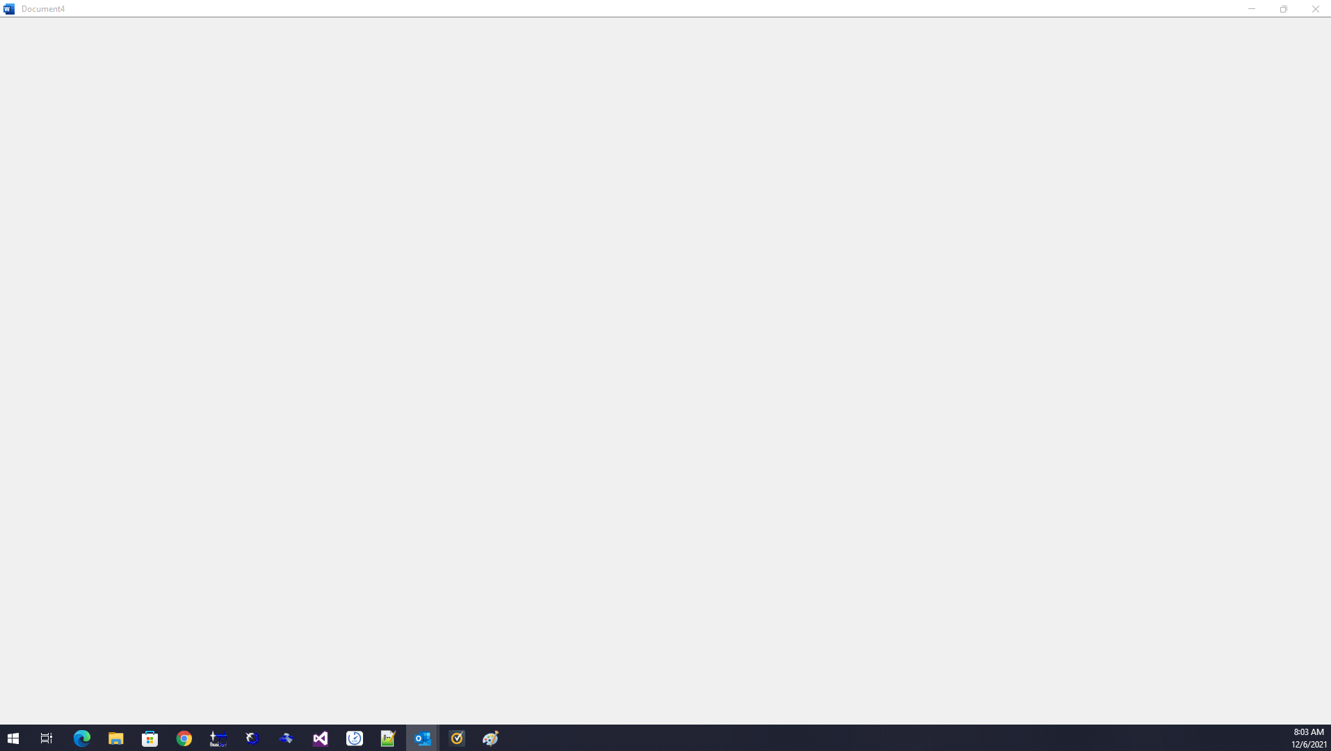 Outlook 365 Opens a Blank, Full Screen Word Window when Replying ...
