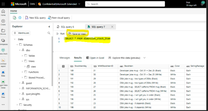 Visualize Data in a Lakehouse - Microsoft Q&A