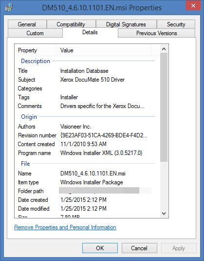 Xerox DocuMate 510 scanner - Microsoft Q&A