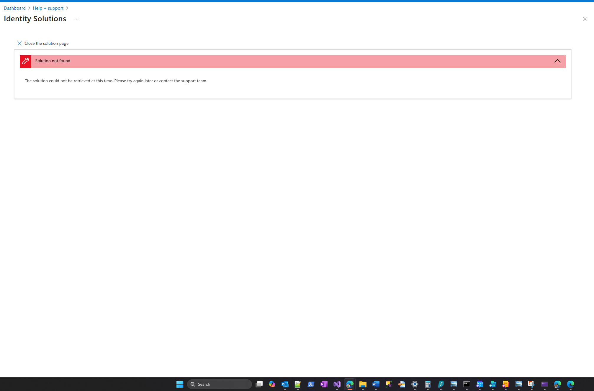 Cant open a support ticket - Microsoft Q&A