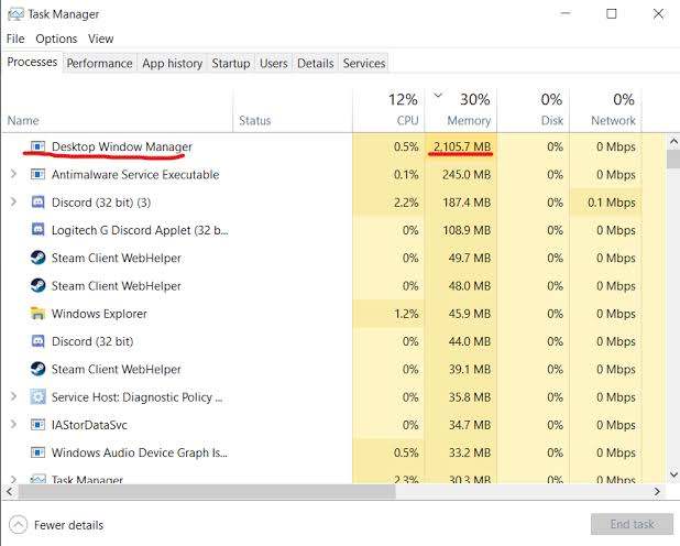 Desktop window manager กินแรมเยอะมากๆครับ - คำถามคำตอบของ Microsoft
