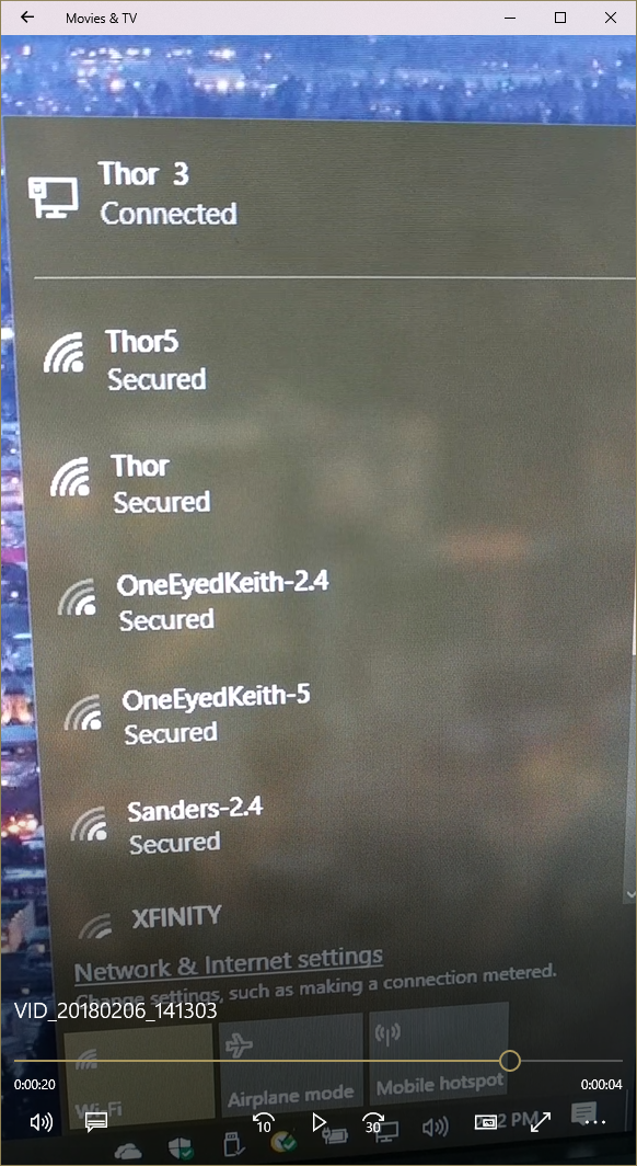 ERR_NETWORK_CHANGED due to WiFi cycling on & off while connected on wired ethernet - Microsoft Q&A