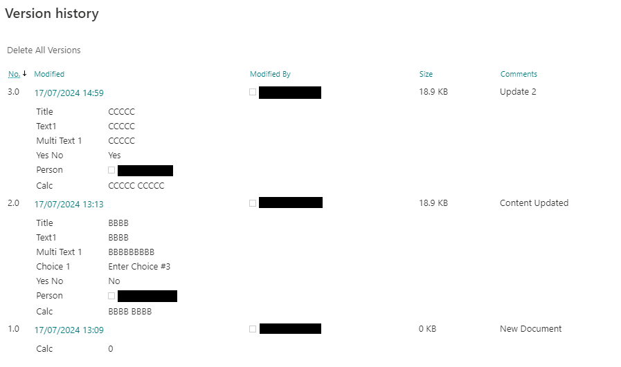 Document Version history being hidden when document moved from one SPO ...