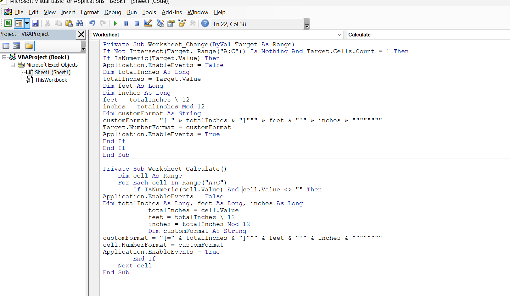 how to format cell to feet and inches - Microsoft Q&A
