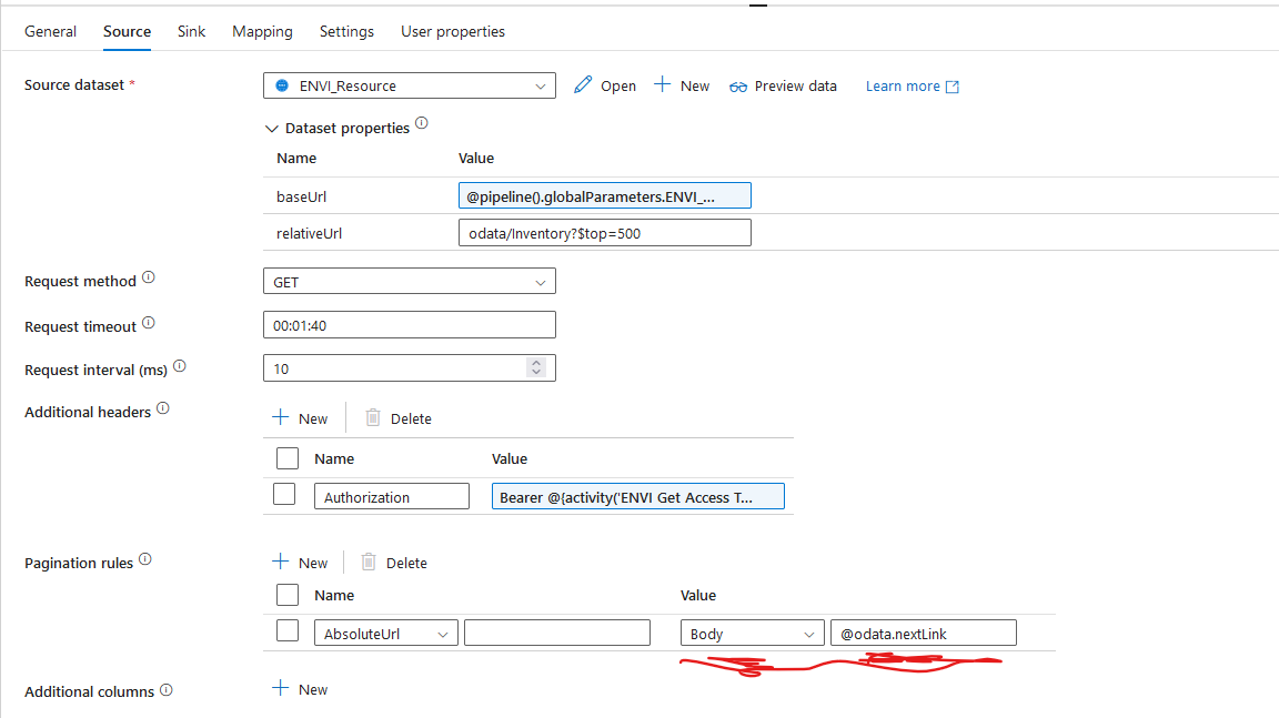 Need Help Debugging Copy Activity Pagination In Azure Adf Microsoft Qanda
