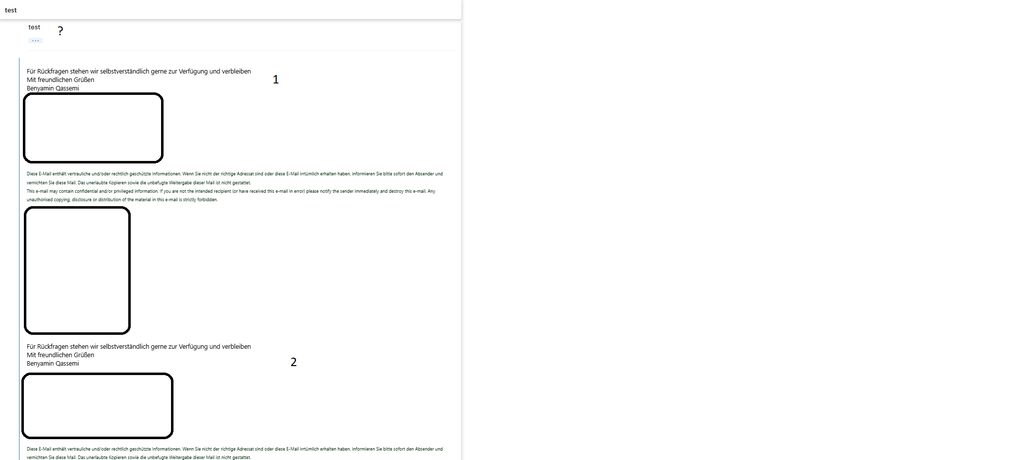 Outlook signature for reply emails - Microsoft Q&A