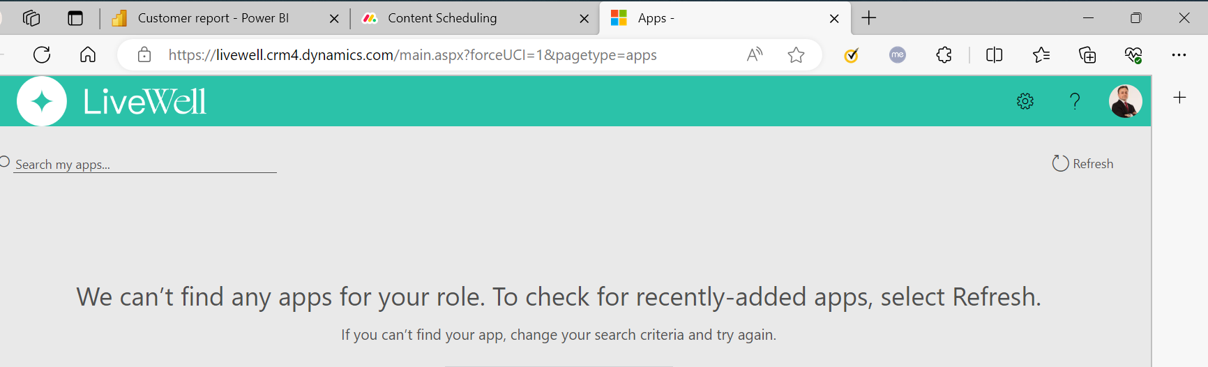 User With Access To Dynamic Crm Cannot See Main Menu Or Have Lost