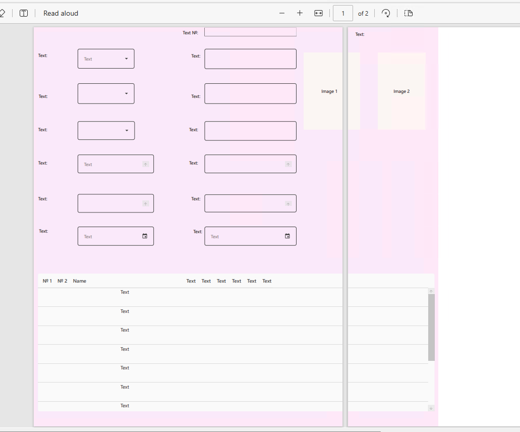 Why is my code printing a blank page - Microsoft Q&A
