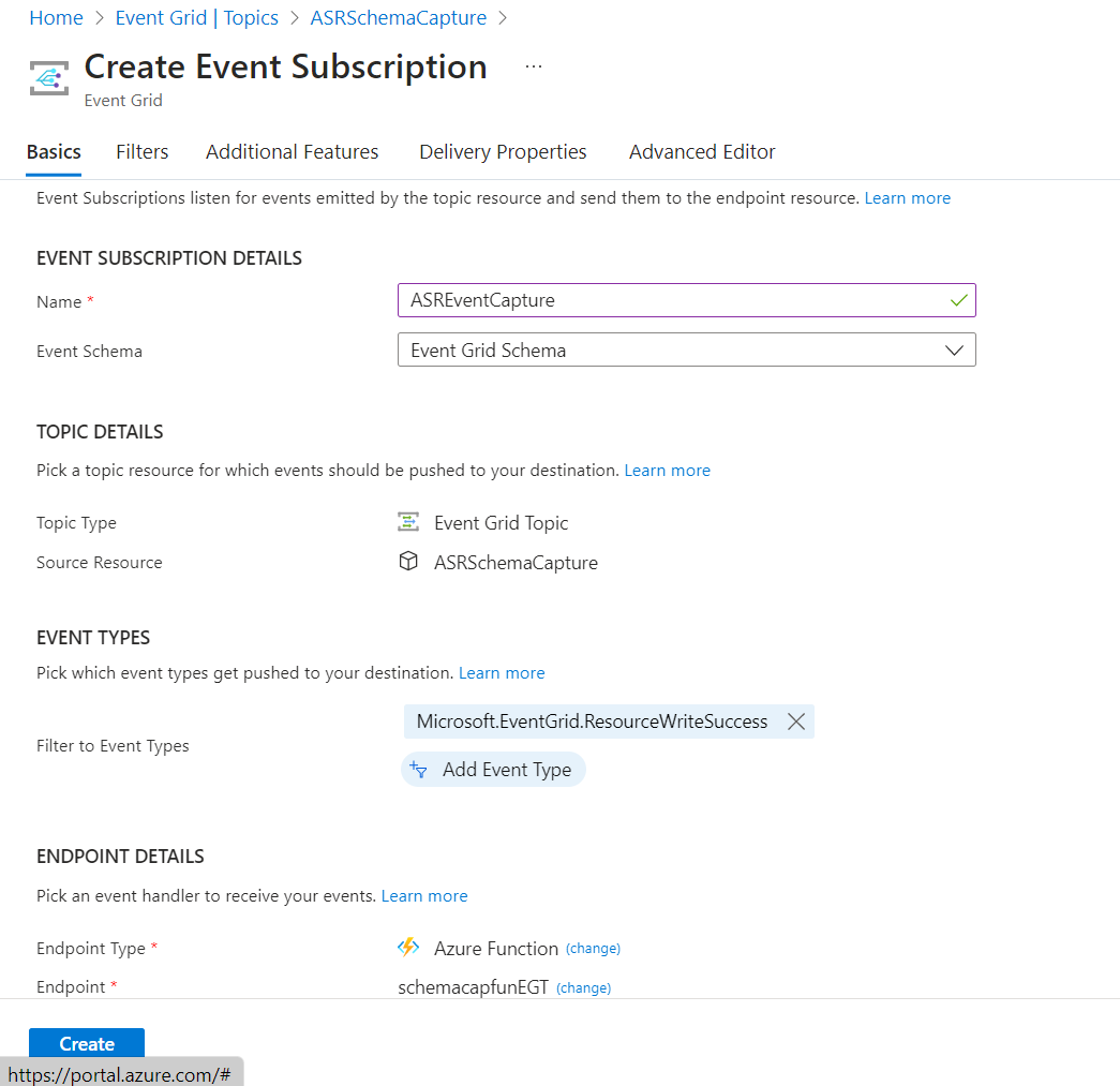 Capture Event For Registering Schema In Azure Schema Registry Of Event Hub Microsoft Qanda