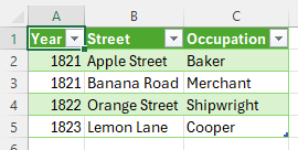 Trying to create a Data table from Text List - Microsoft Q&A