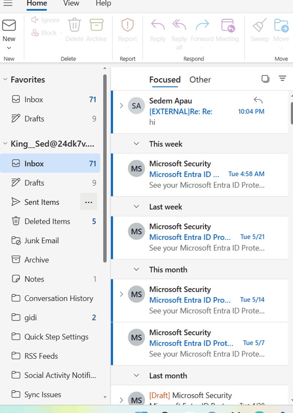 Issue with 'Find Related Messages in this conversation' in Outlook 365, Not Showing External ...