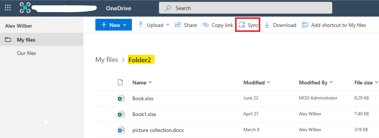 How can I access to shared files in Onedrive desktop (not using the ...