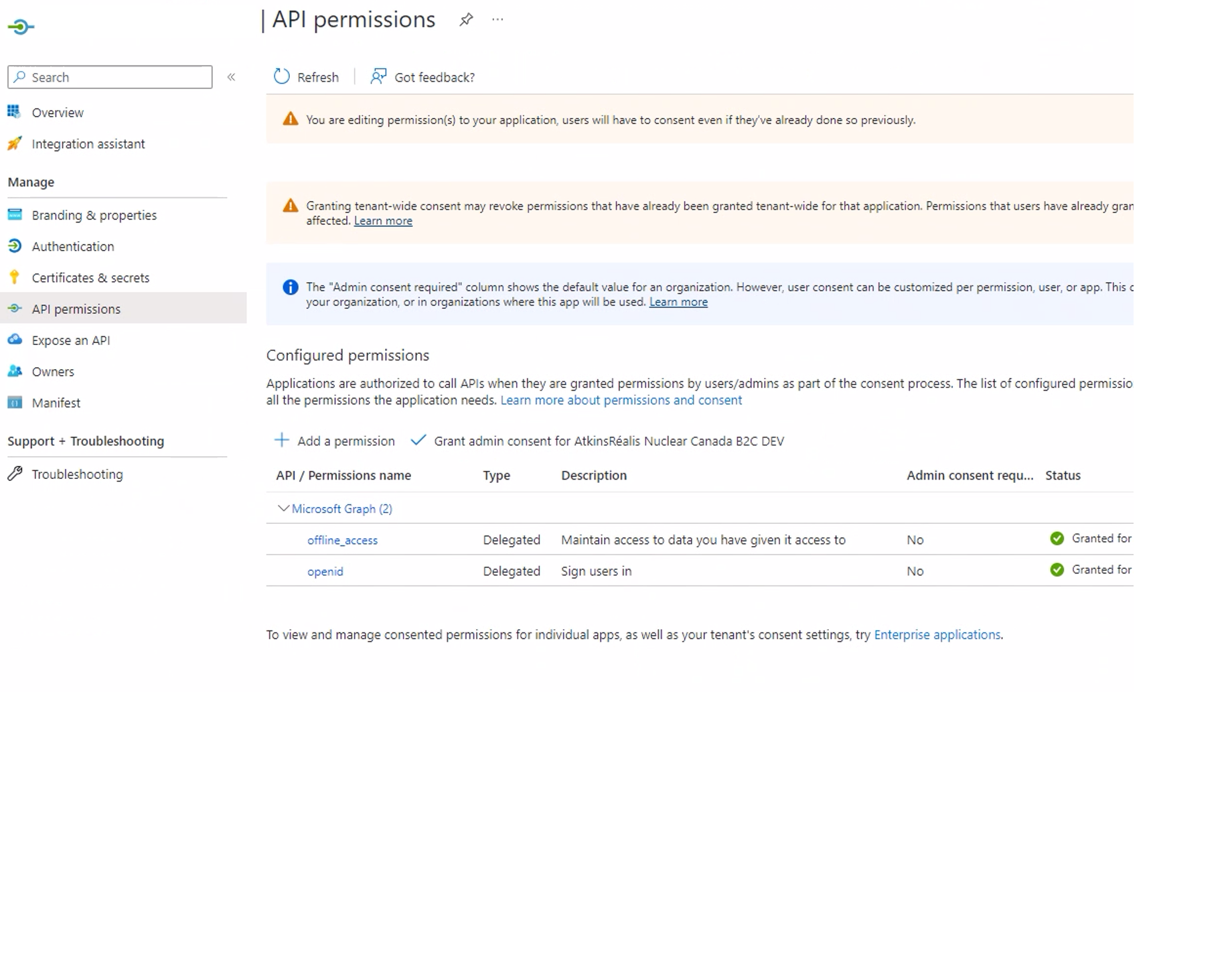 Azure B2C claims such as UPN, Surname and GIvenName not returned ...