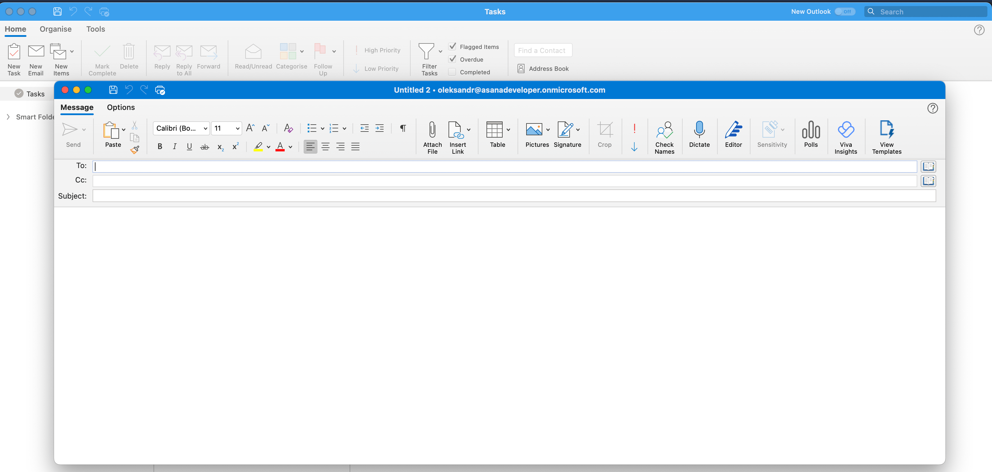 Teams message extension not showing up in Outlook Desktop (across ...