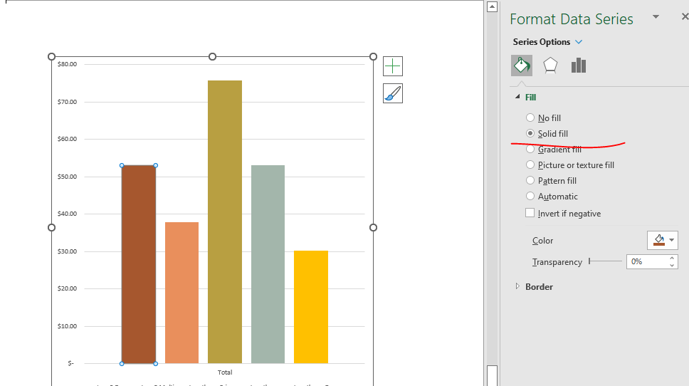 Format/color issue with a pivot chart - Microsoft Q&A