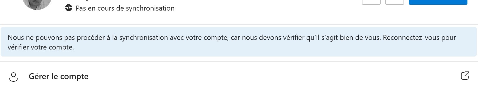 Impossible de se connecter avec mon profil dans Edge - Microsoft Q&A