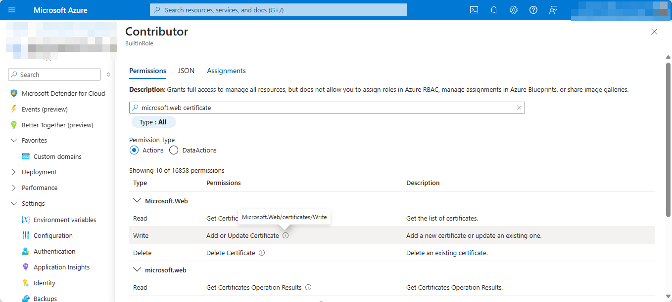 Azure App Service - Custom Domain and SSL Binding - Microsoft Q&A