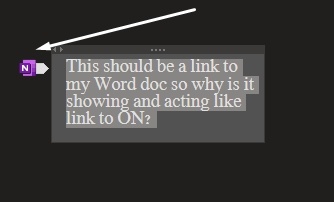 Having problem with linked OneNotes in Word - Microsoft Q&A