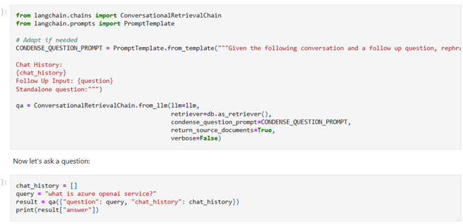 Private data chat on Langchain - Microsoft Q&A