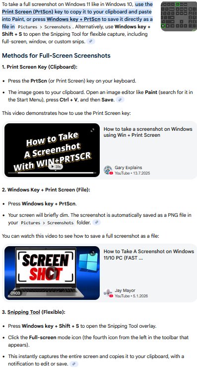 How to take a screen capture on Windows 11; full screen onto clipboard ...