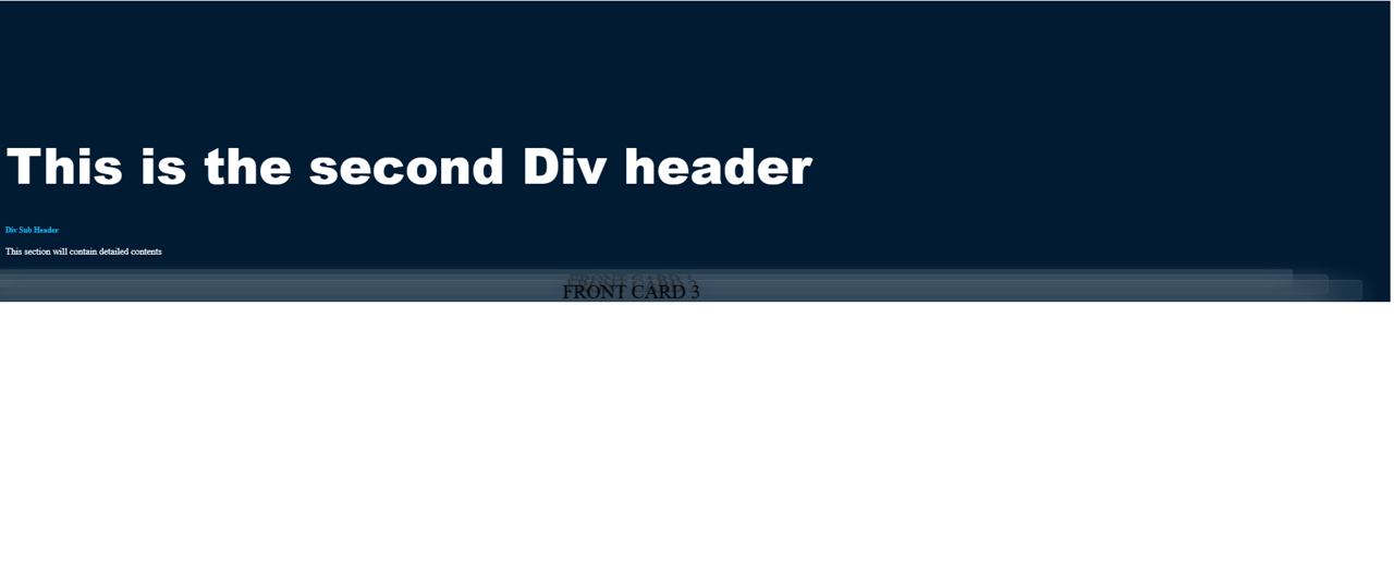 Stacked cards overflows into bottom div - Microsoft Q&A Stacked cards overflows into bottom div - Microsoft Q&A
