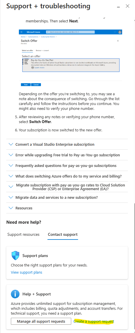 Transfer MSDN/MPN Subscription to Pay-As-You-Go - Microsoft Q&A