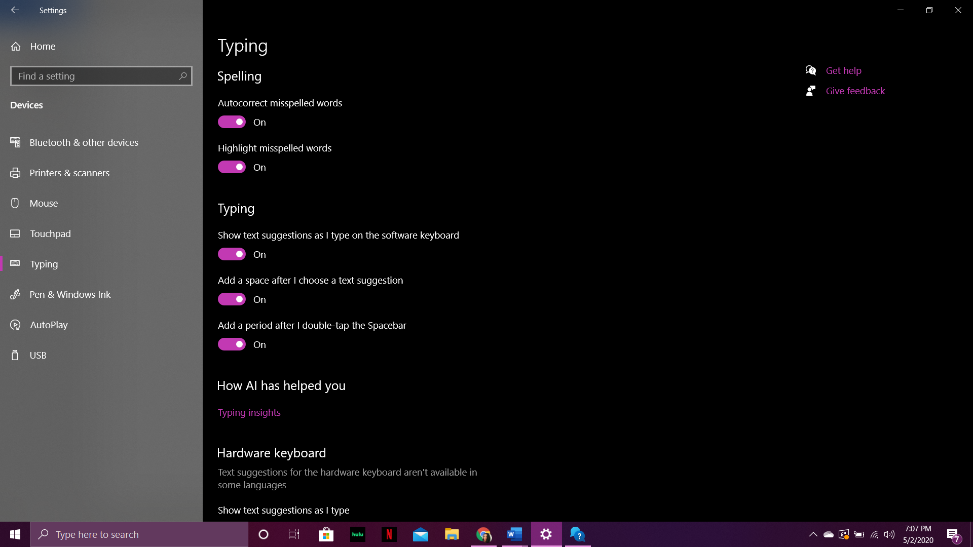 Adding a period after I double tap the spacebar - Microsoft Q&A