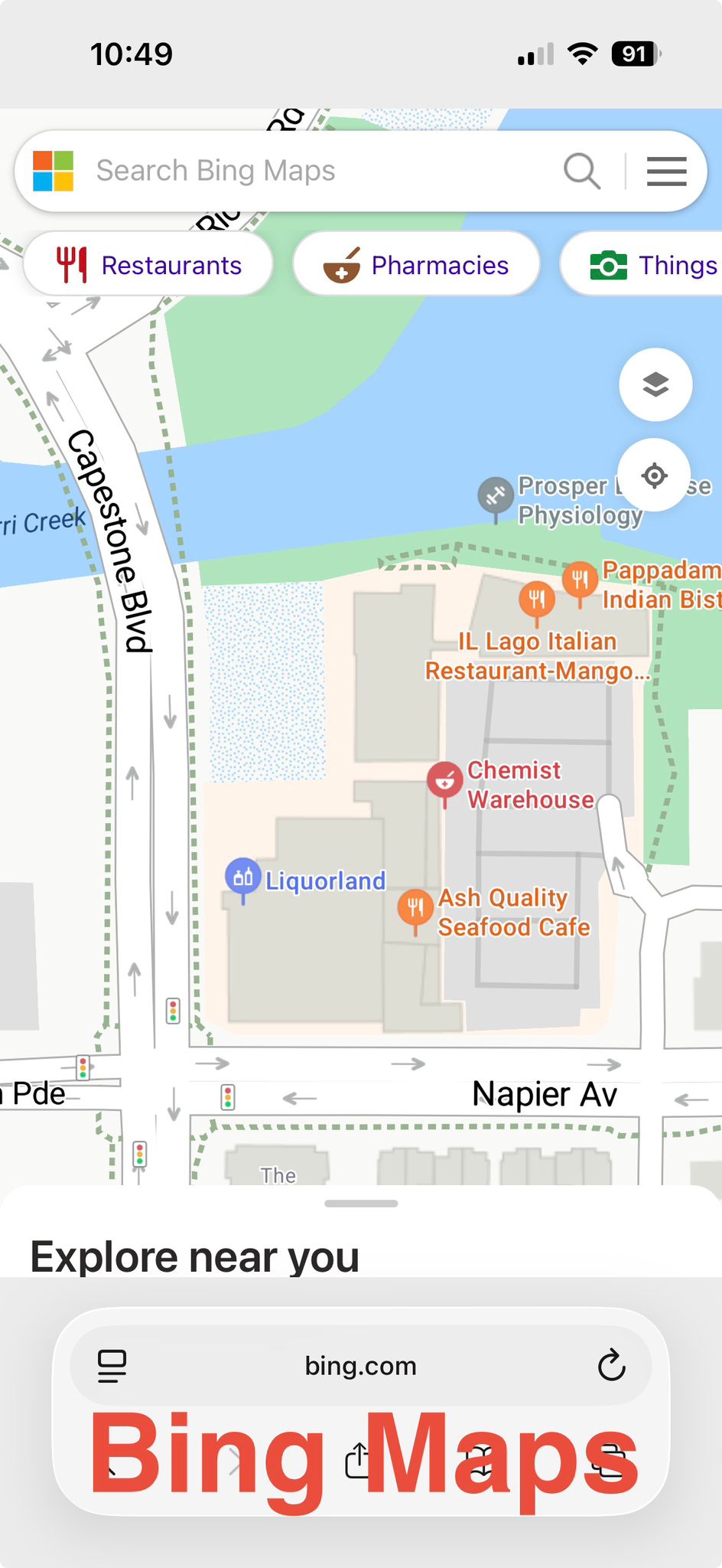 Why is Bing Maps UI so cluttered compared to the competition ...