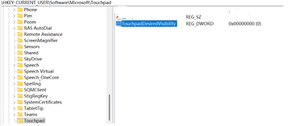 How do I remove the virtual touchpad icon from the system tray? - Microsoft Q&A