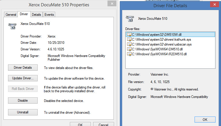 Xerox DocuMate 510 scanner - Microsoft Q&A