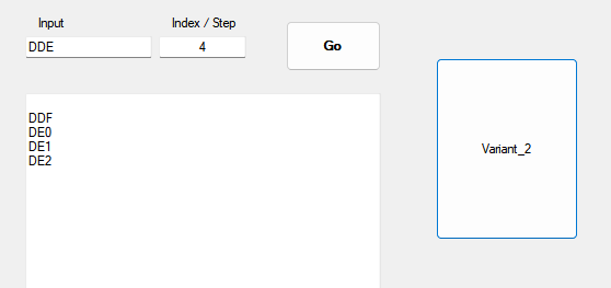 convert letters increase by step - Microsoft Q&A