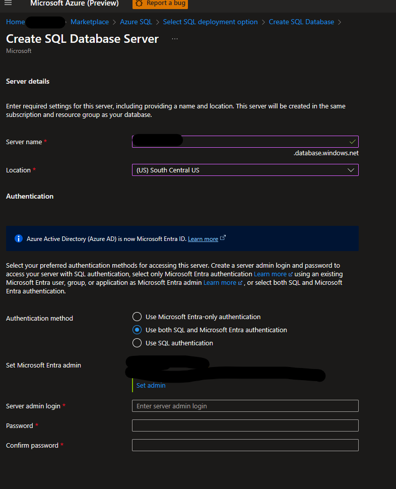 Unable to deploy SQL Server bicep template using AzureAD Authentication ... Unable to deploy SQL Server bicep template using AzureAD Authentication ...