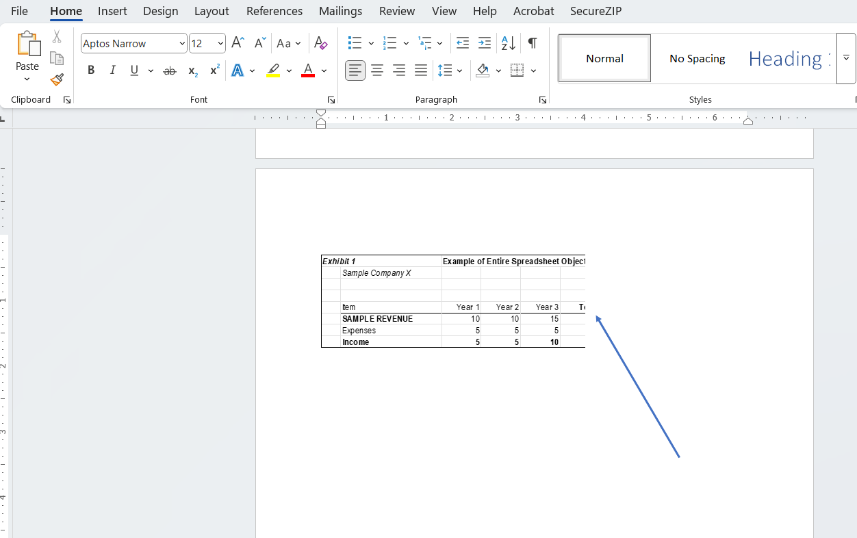 PASTE SPECIAL LINK "Excel Worksheet Object into Word" PROBLEM ...