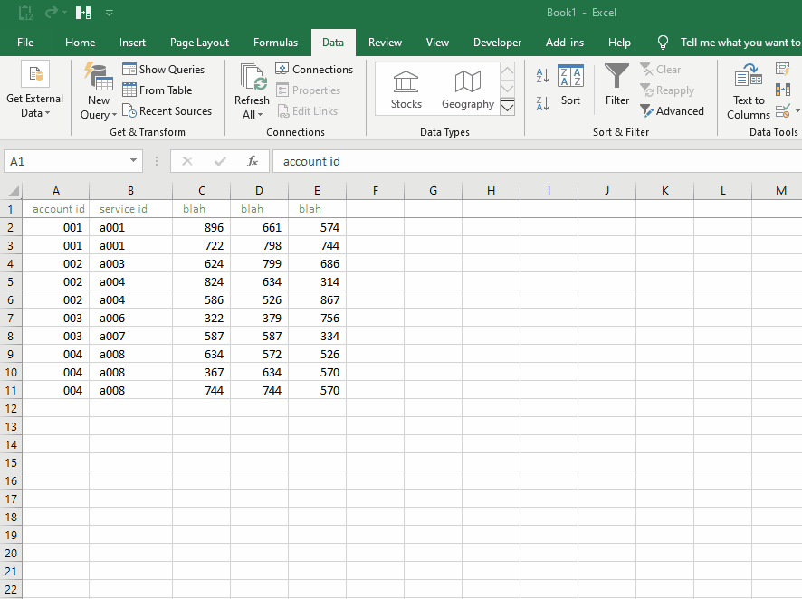How to dedupe excel using different data from two columns - Microsoft Q&A