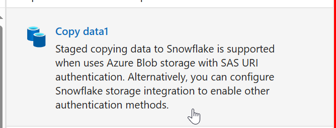 Moving data from Snowflake to Azure SQL DB using Copy Activity - Microsoft Q&A