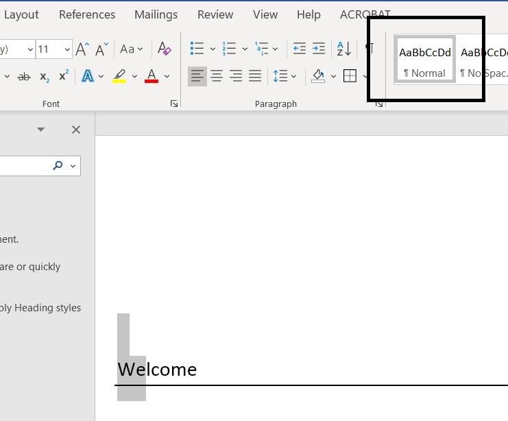 Bold lines keep appearing WORD doc - Microsoft Q&A