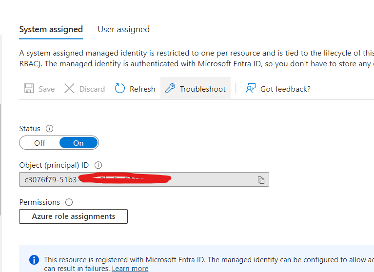 Connect from python Function app with managed identity to Azure ... Connect from python Function app with managed identity to Azure ...
