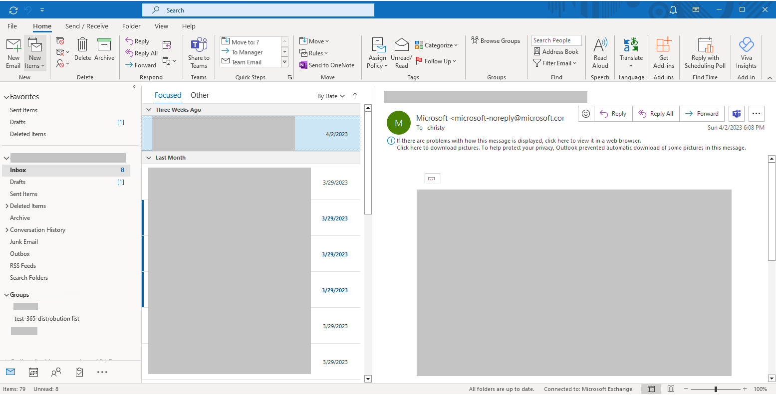 Different layouts in Outlook with M365 Groups - Microsoft Q&A