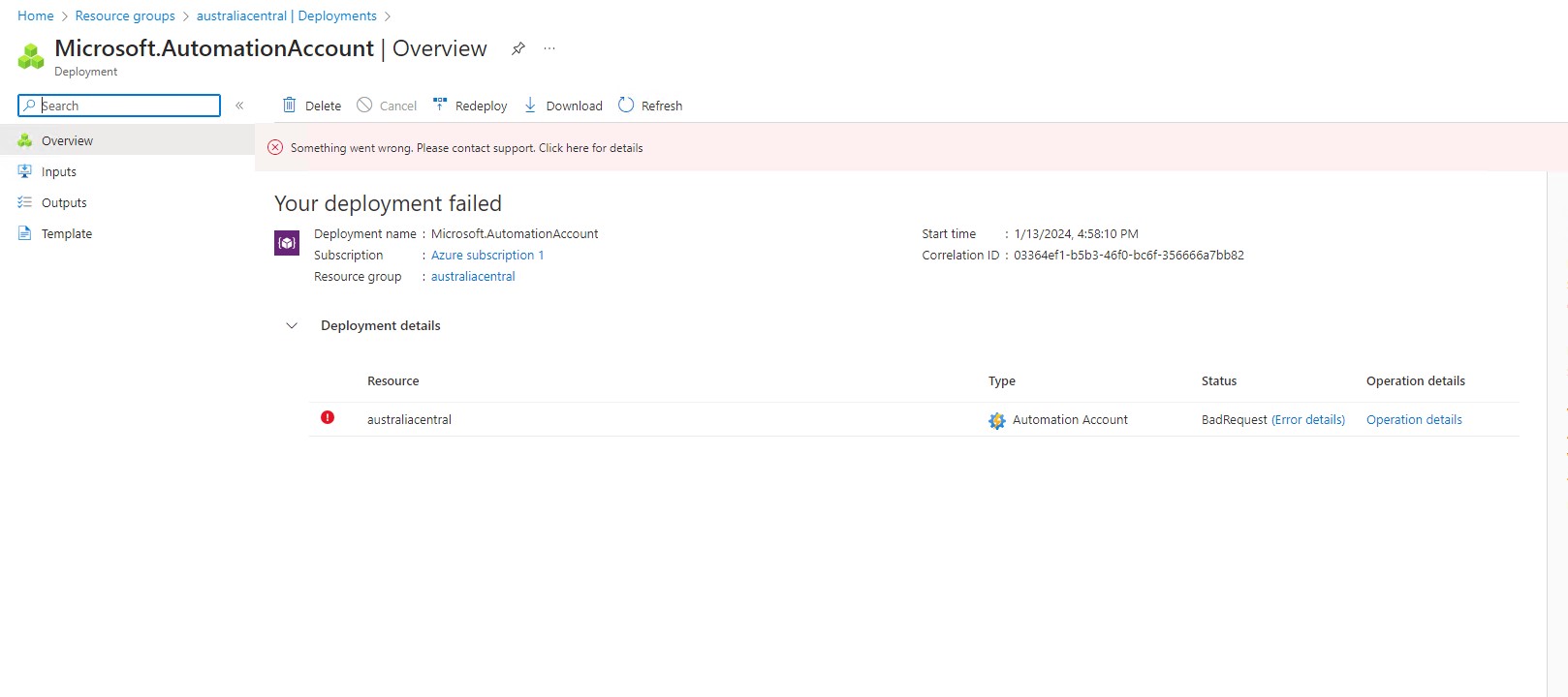 Automation Account Create Issue - Microsoft Q&A Automation Account Create Issue - Microsoft Q&A