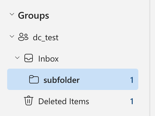 Graph API does not list conversations located in group mailbox subfolders - Microsoft Q&A
