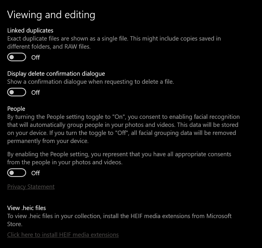 Disable auto enhance in Photos app - Microsoft Q&A