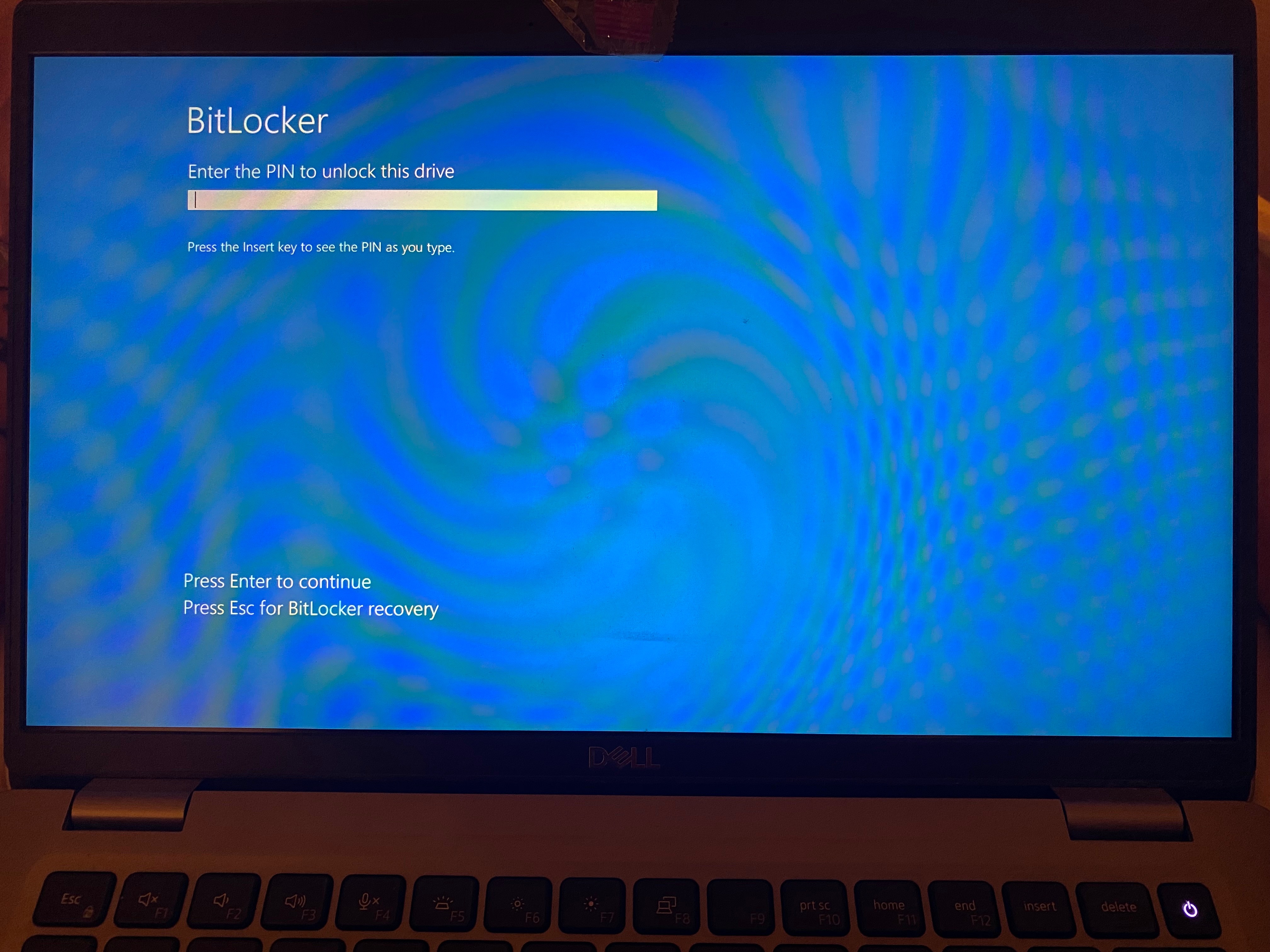 Skip drive not showing on BitLocker recovery key screen - Microsoft Q&A