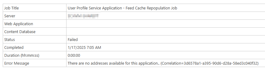 SharePoint 2019 - Active Directory Import Not Importing - Microsoft Q&A